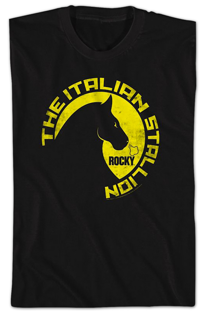 Italian Stallion Circle Logo Rocky T-Shirt