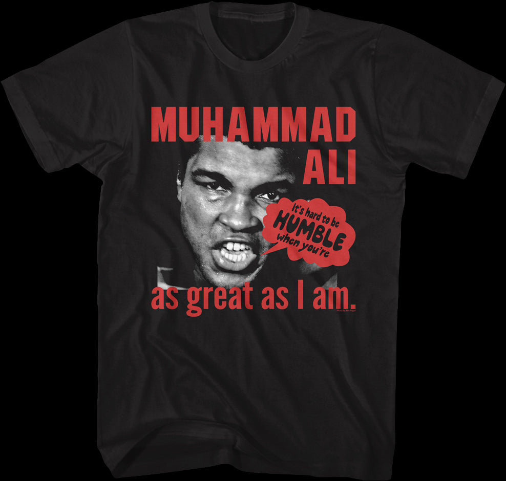 It's Hard To Be Humble Muhammad Ali T-Shirt