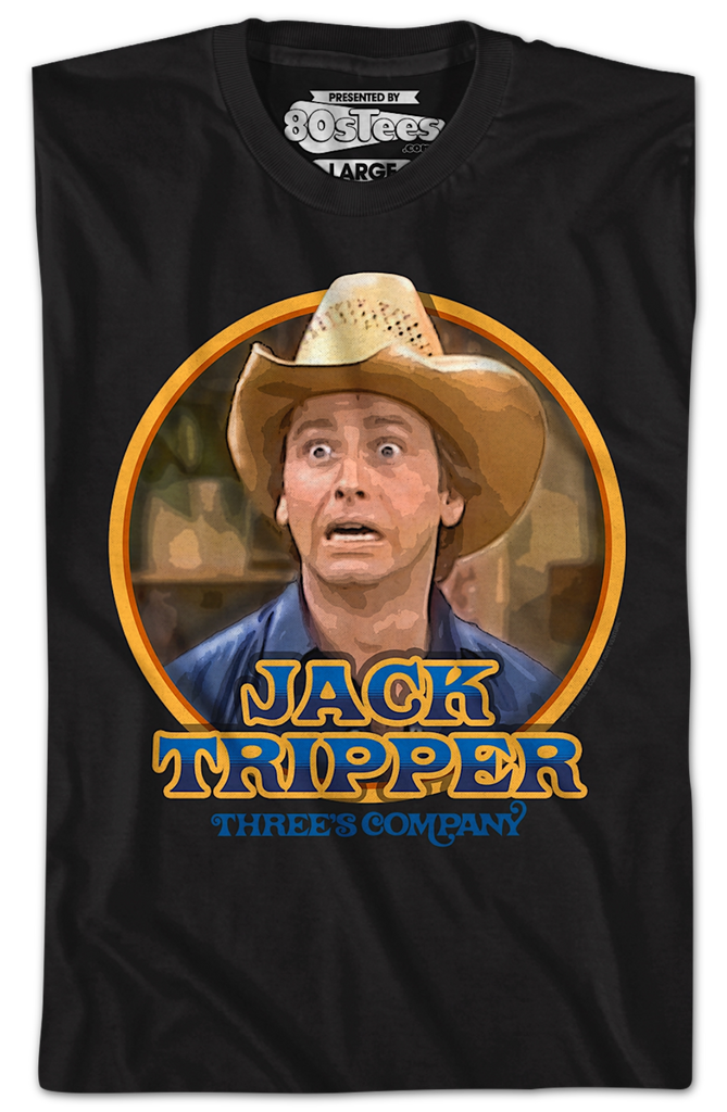 Jack Tripper Circle Three's Company T-Shirt