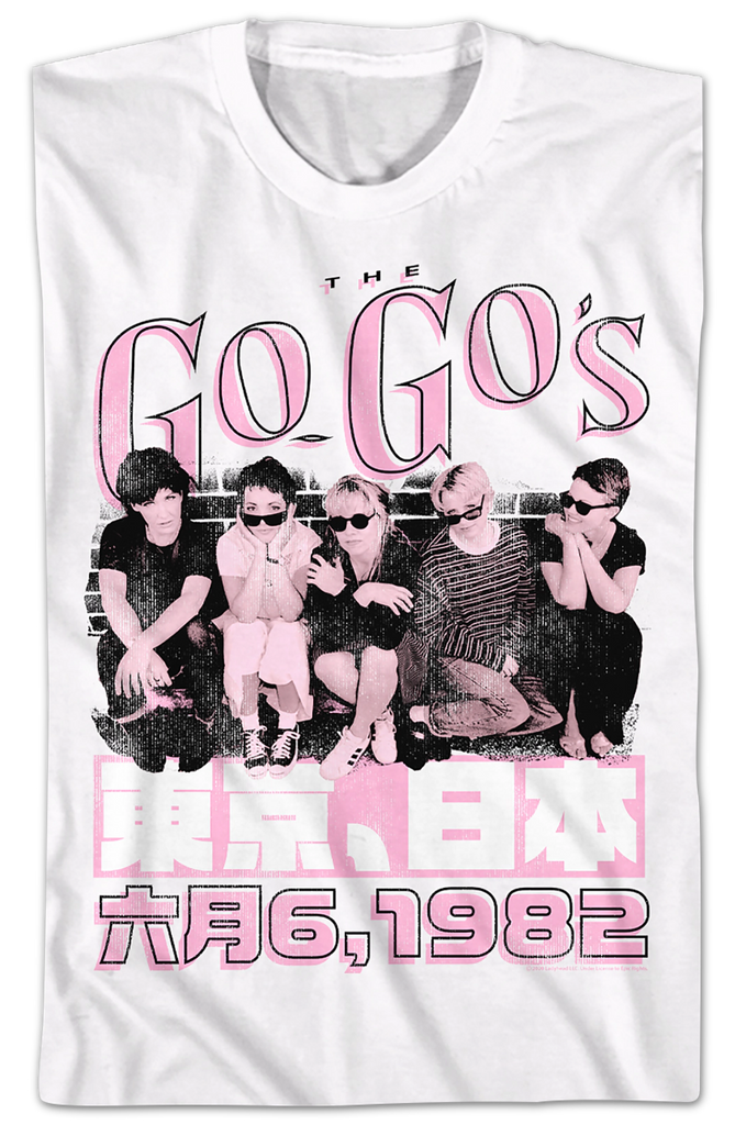 Japan 1982 Go-Go's T-Shirt