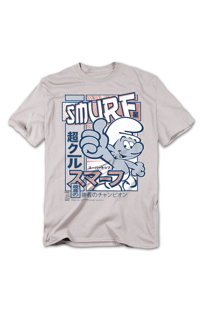 Japanese Poster Smurfs T-Shirt