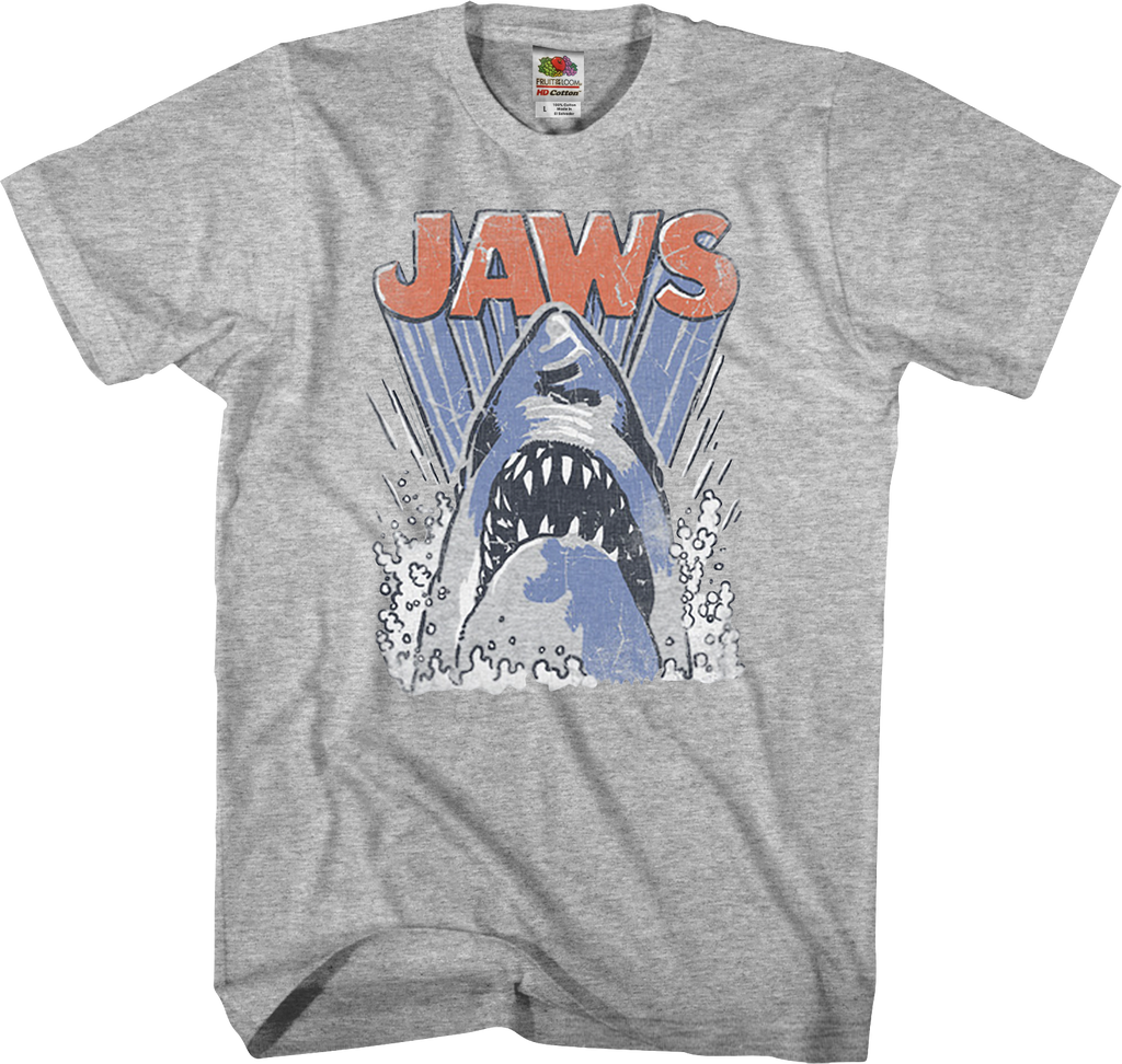 Jaws Animated Shark T-Shirt: Jaws Mens T-Shirt