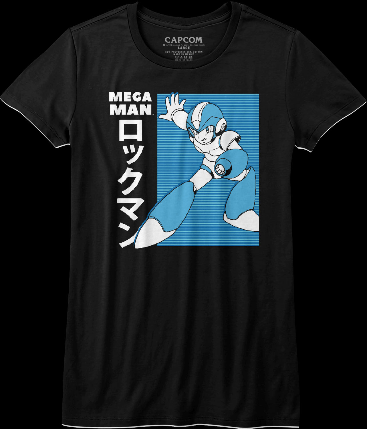 Womens Japanese Mega Man Shirt