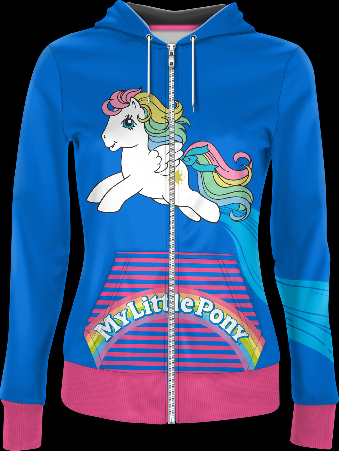 Ladies Rainbow Leap My Little Pony Hoodie