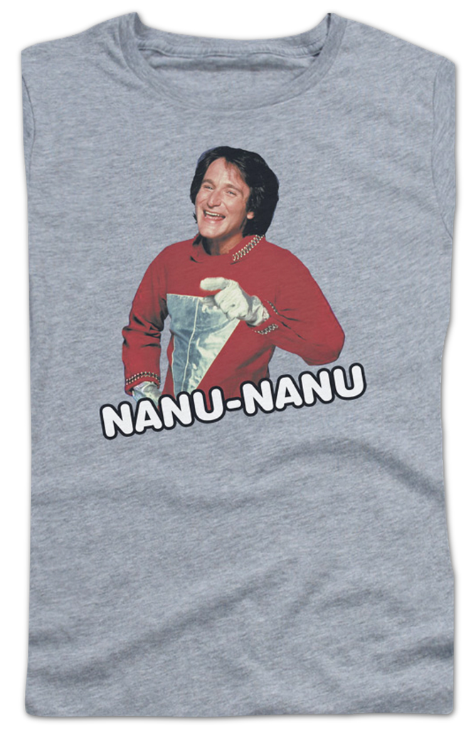 Ladies Nanu Nanu Mork and Mindy Shirt