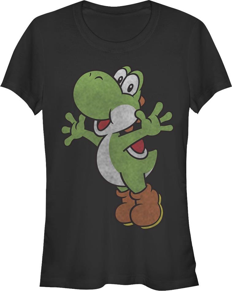Ladies Retro Yoshi Super Mario Bros. Shirt