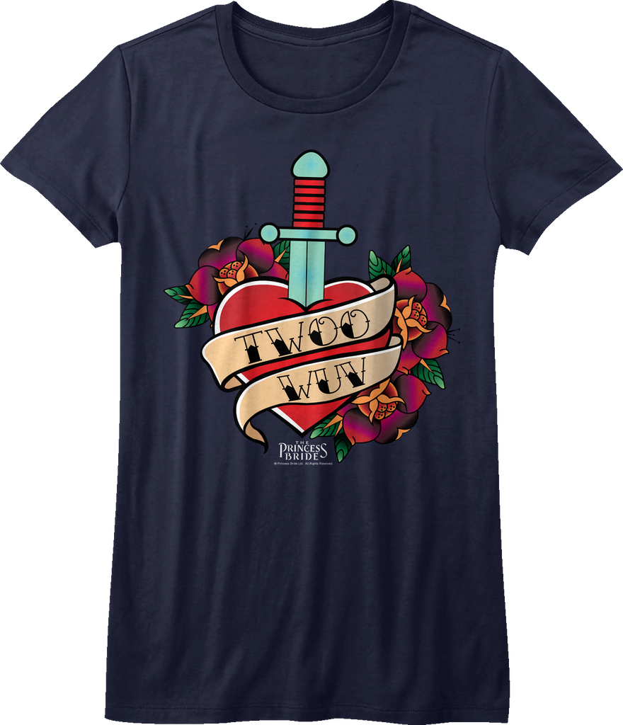 Womens Twoo Wuv Princess Bride Shirt