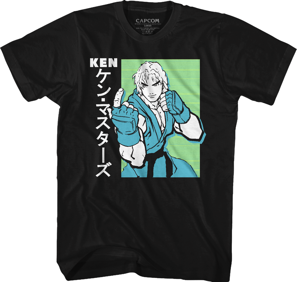 Ken Japanese Street Fighter T-Shirt