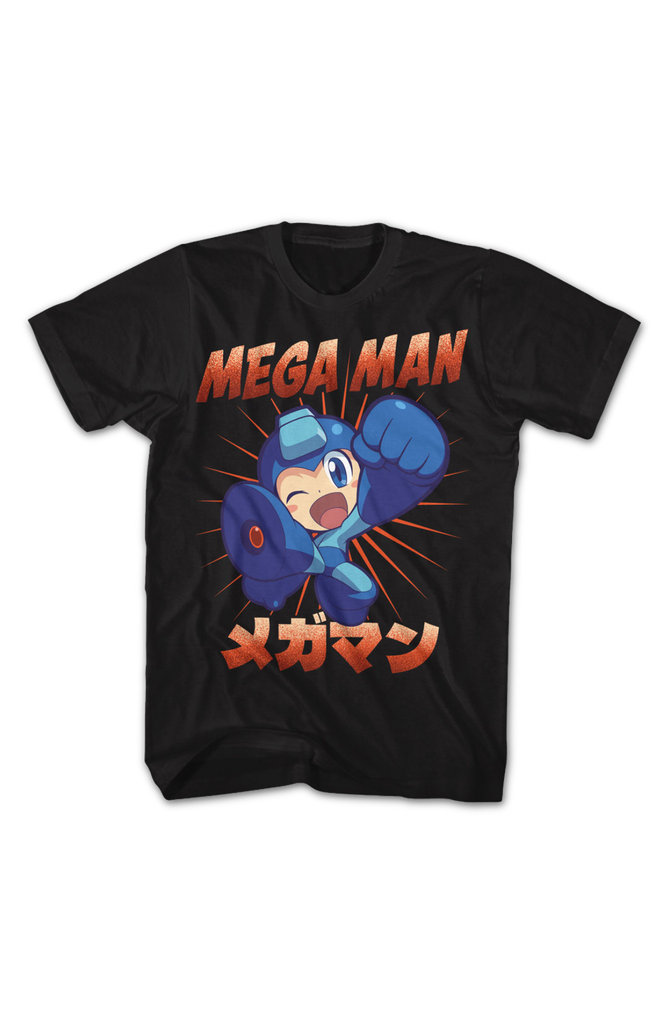 Kick Pose Mega Man T-Shirt