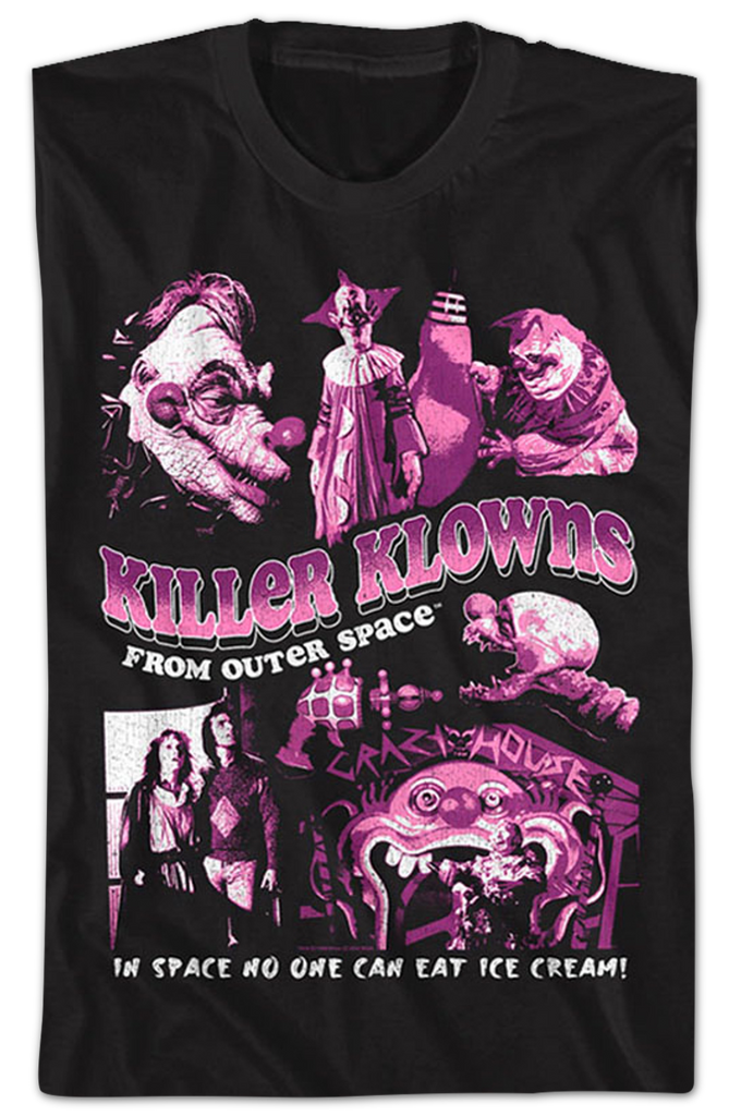 Killer Collage Killer Klowns From Outer Space T-Shirt