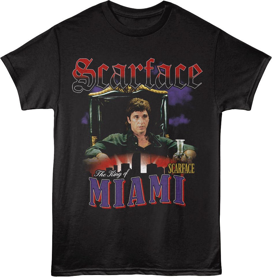 The King of Miami Scarface T-Shirt