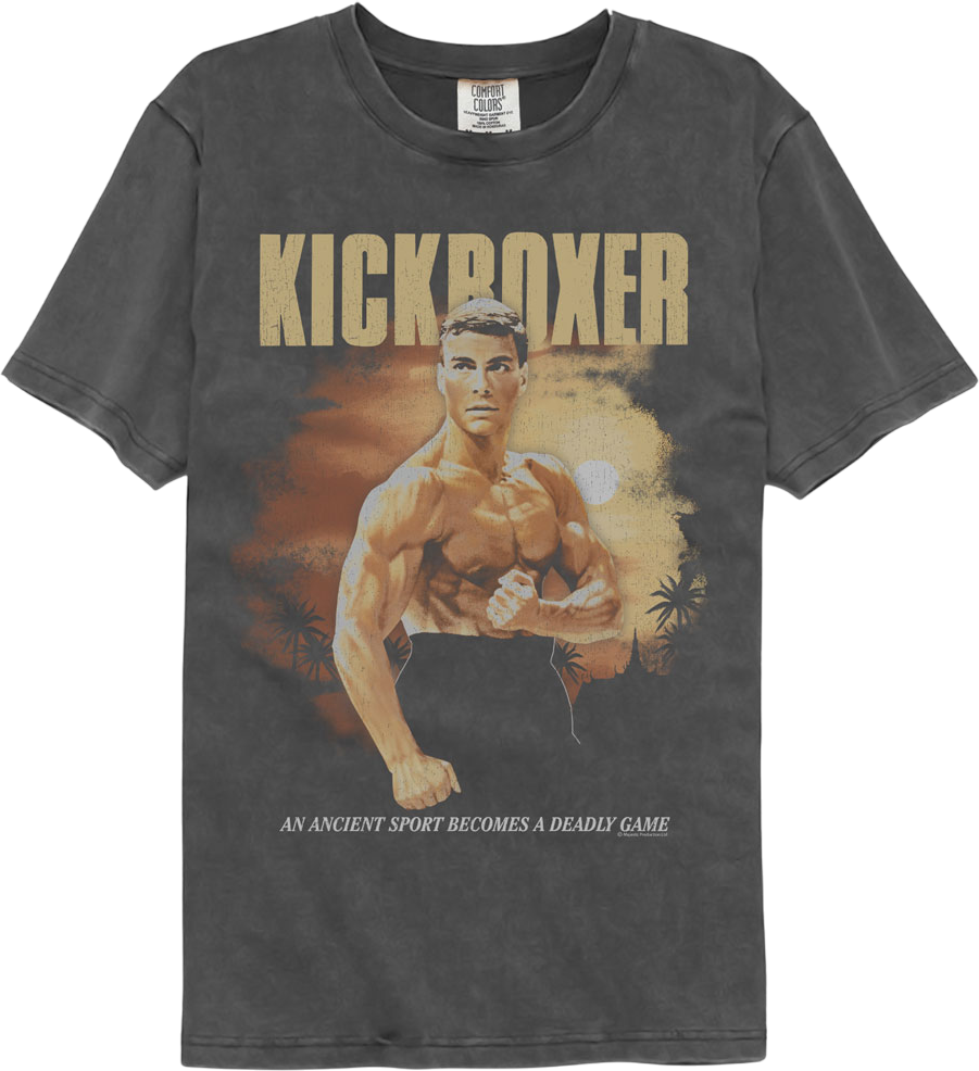 Kurt Sloane Kickboxer Comfort Colors Brand T-Shirt