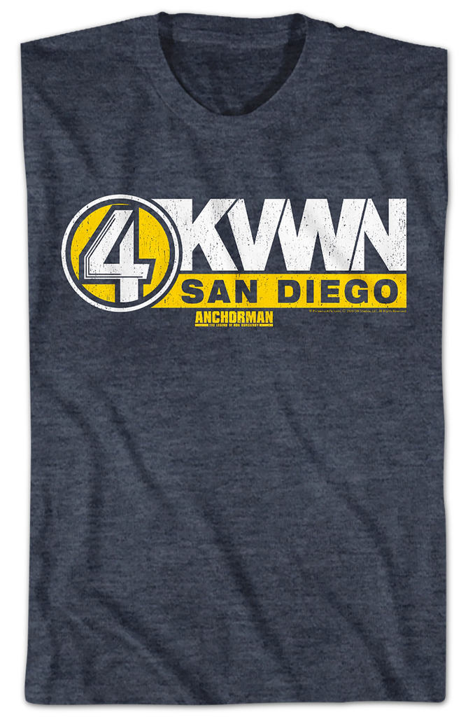 KVWN Logo Anchorman T-Shirt