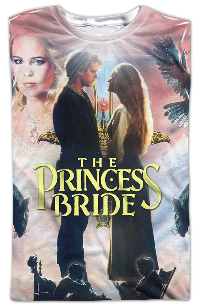 Ladies Fairy Tale Collage Princess Bride Shirt