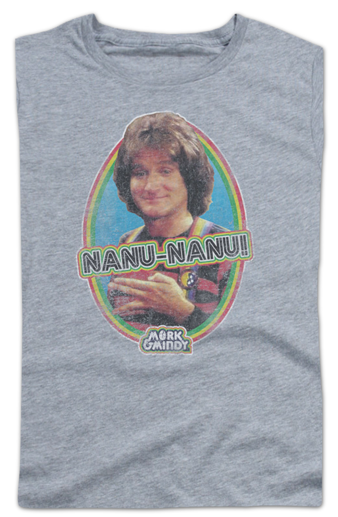 Ladies Nanu Nanu Shirt: 80s TV Mork & Mindy T-shirt