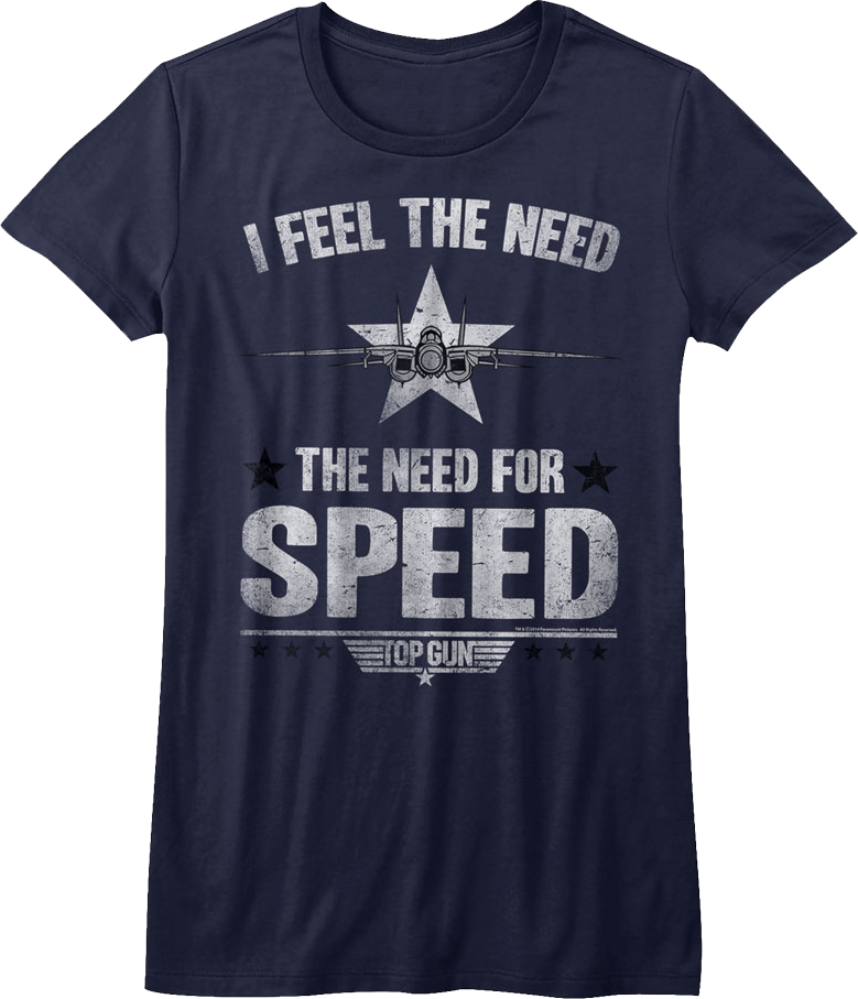 Womens Need For Speed Top Gun Shirt
