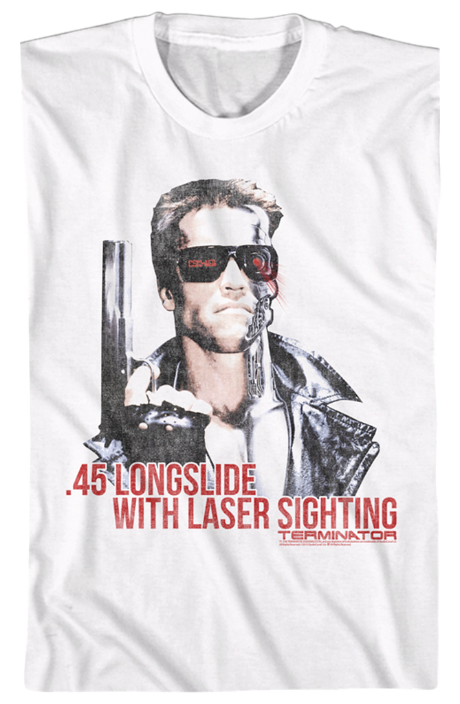 Laser Sighting Terminator Shirt: Terminator Mens T-shirt