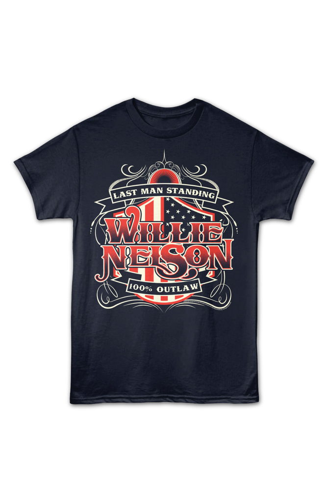Last Man Standing Willie Nelson T-Shirt