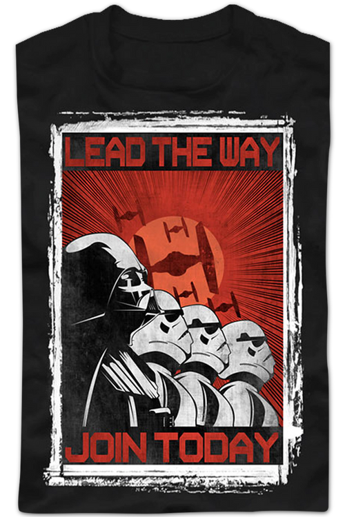 Lead The Way Star Wars Darth Vader Storm Troopers T-Shirt