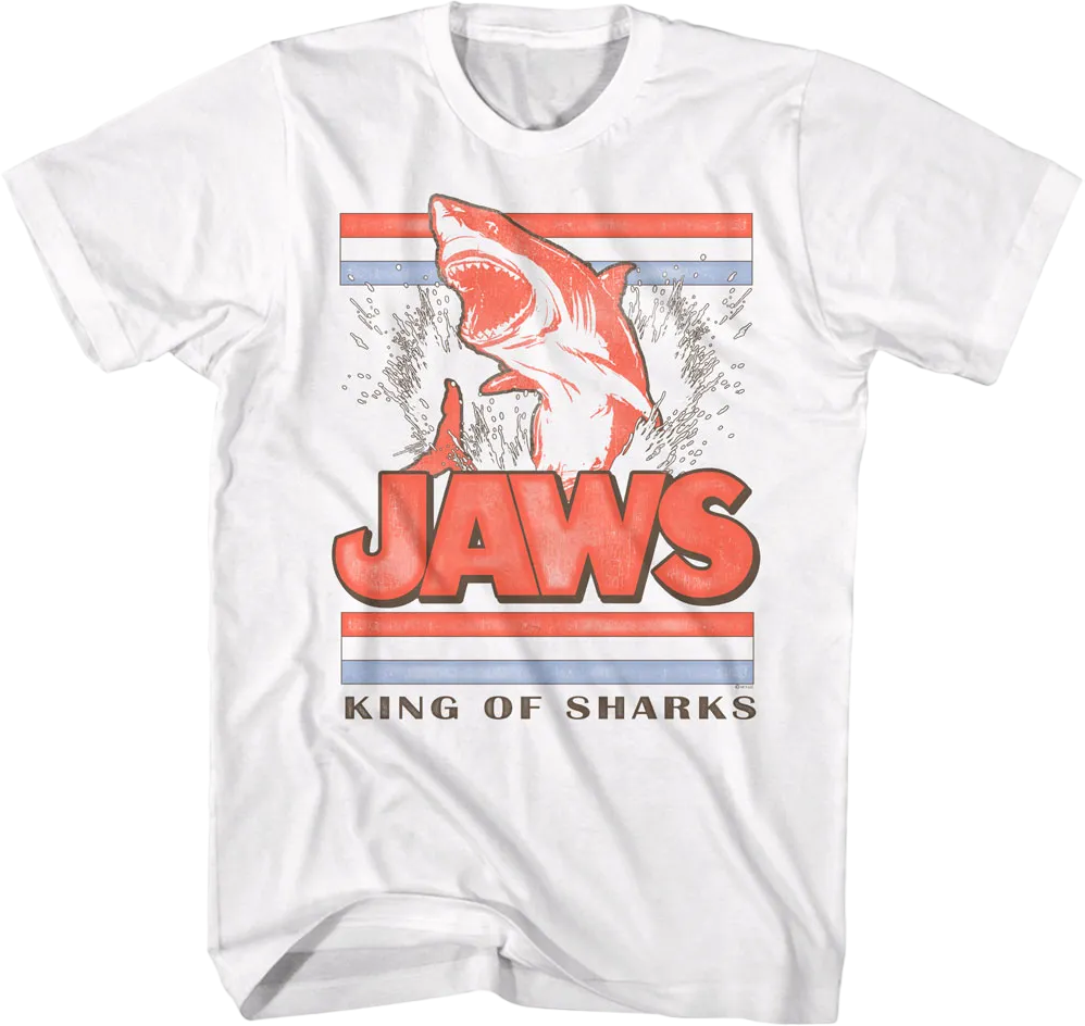 Leaping King Of Sharks Jaws T-Shirt