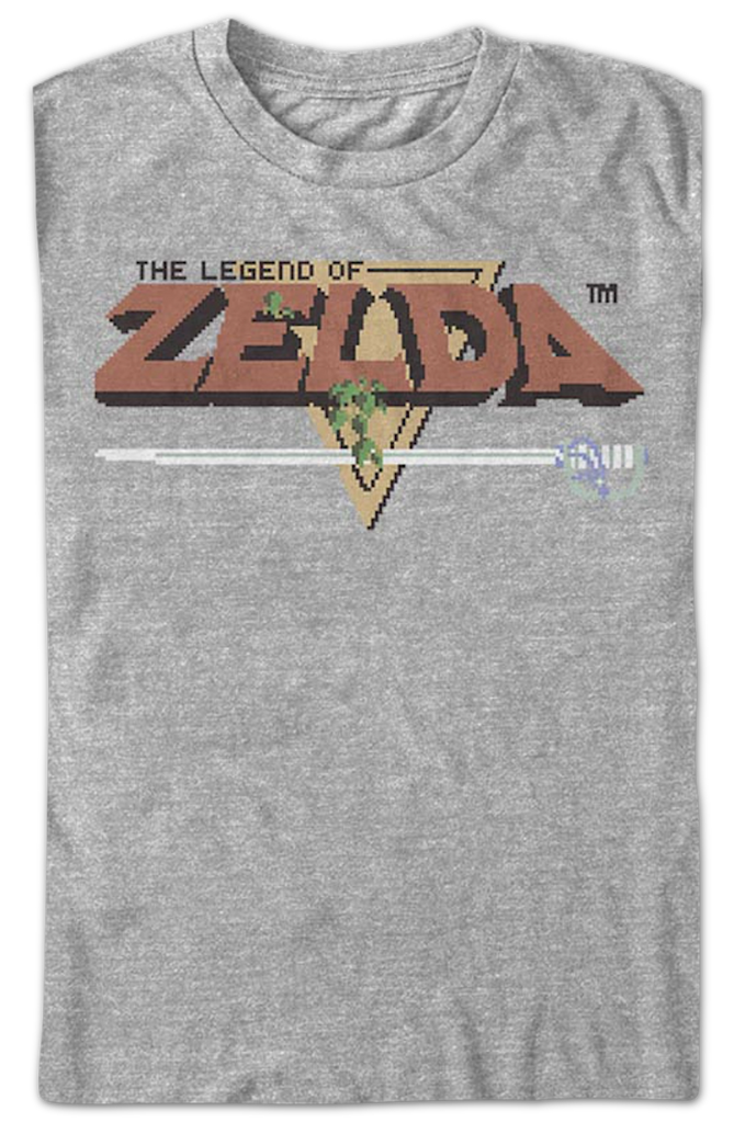 Legend of Zelda Start Screen Nintendo T-Shirt