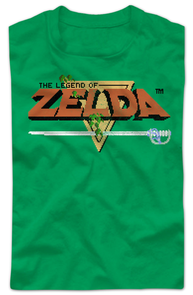 Legend of Zelda T-Shirt: Vidoe Games Nintendo Zelda Shirt