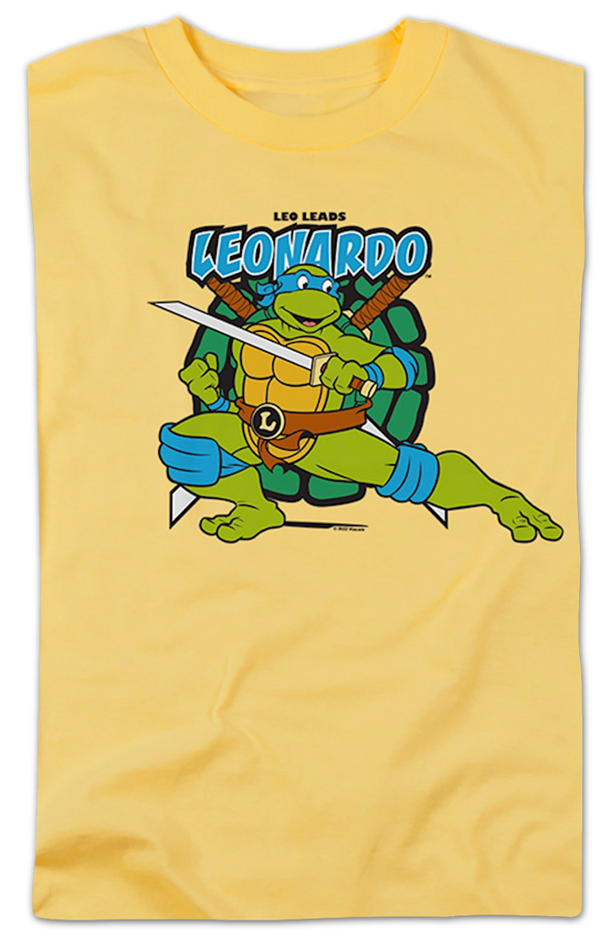 Leonardo Leads Teenage Mutant Ninja Turtles T-Shirt
