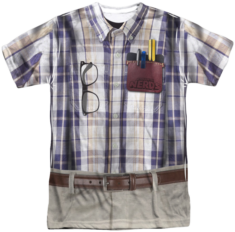 Lewis Skolnick Costume Shirt: Revenge Of The Nerds Mens T-shirt