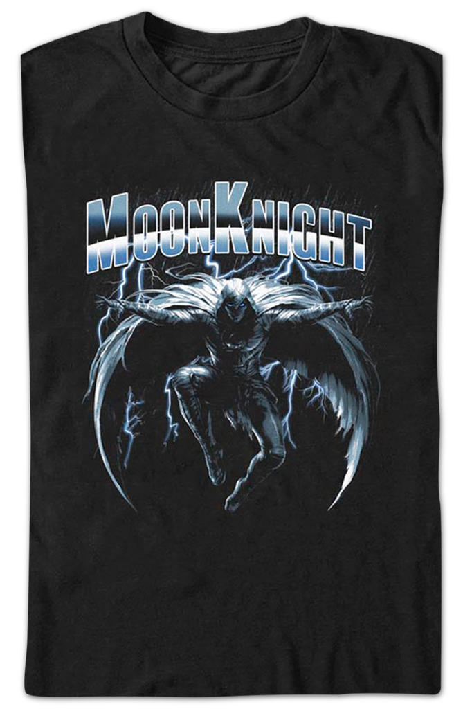 Lightning Bolts Moon Knight T-Shirt