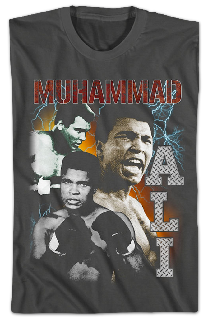 Lightning Collage Muhammad Ali T-Shirt