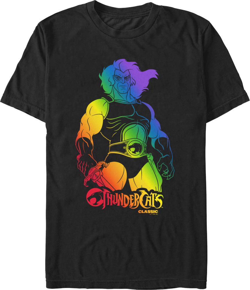 Lion O Rainbow Colors ThunderCats T Shirt Lion O Rainbow Colors ThunderCats T Shirt