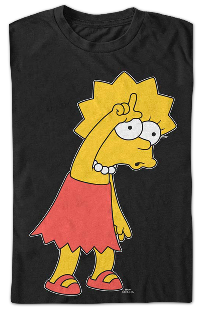 Lisa Simpson Loser Sign