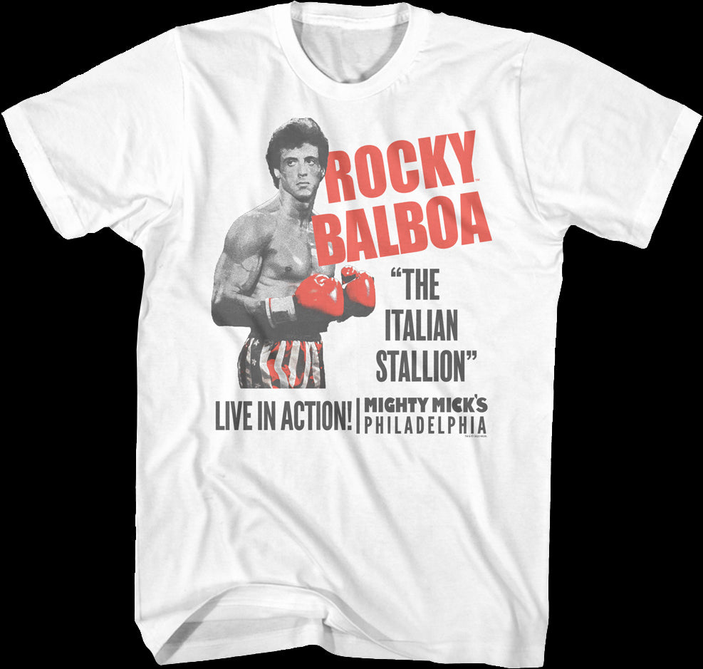 Live In Action Rocky T-Shirt