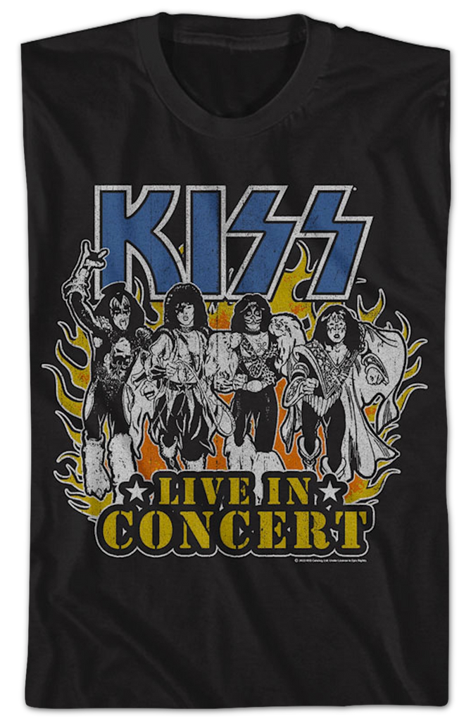 Live In Concert KISS T-Shirt