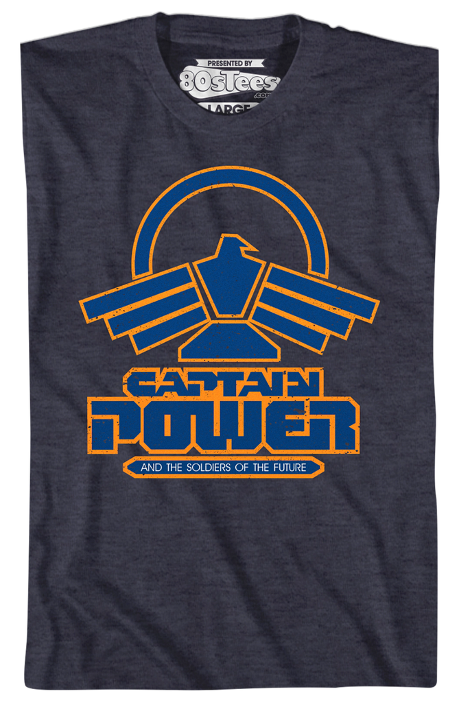 Logo Captain Power and the Soldiers of the Future T-Shirt