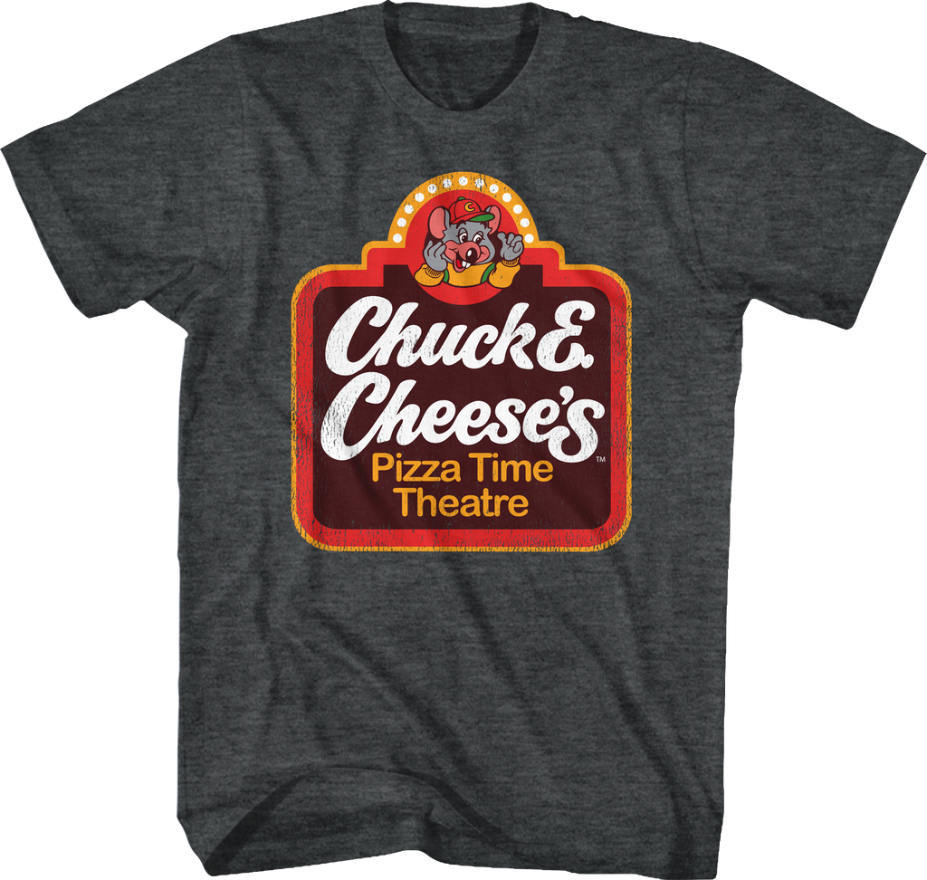 Logo Chuck E. Cheese's Pizza Time Theatre T-Shirt