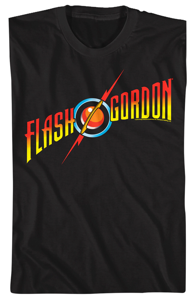 Logo Flash Gordon T-Shirt: Flash Gordon Mens T-Shirt