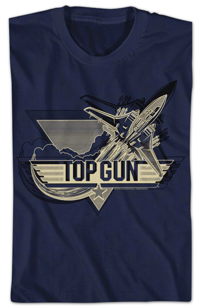 Logo Flyby Top Gun T-Shirt