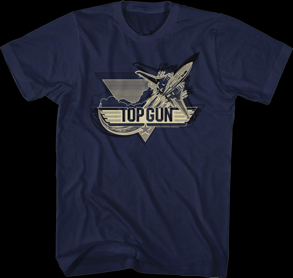 Logo Flyby Top Gun T-Shirt