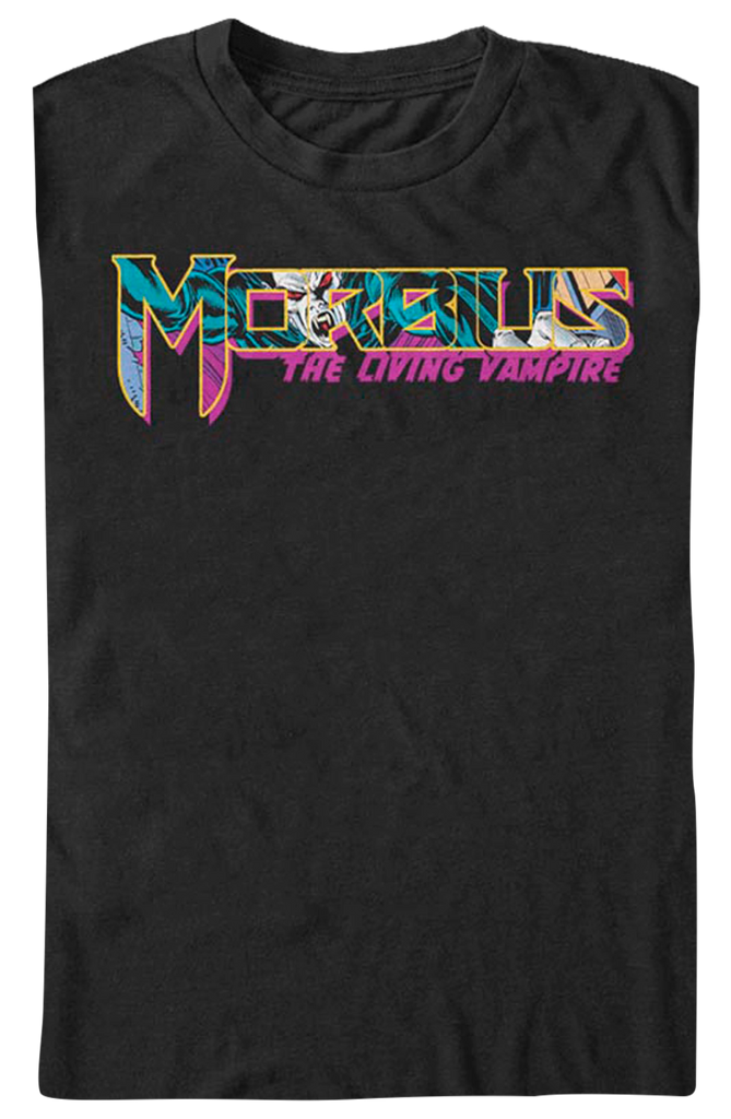 Logo Morbius The Living Vampire Marvel Comics T-Shirt