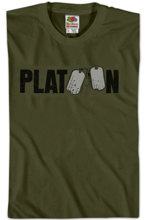 Logo Platoon T Shirt: Platoon Mens T-Shirt