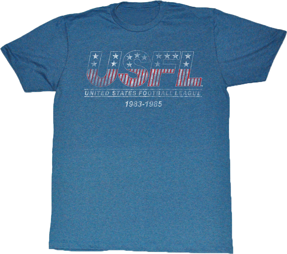 Blue Logo USFL T-Shirt