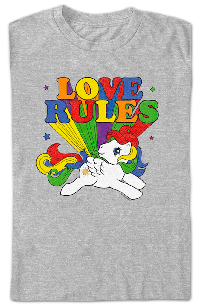 Love Rules My Little Pony T-Shirt