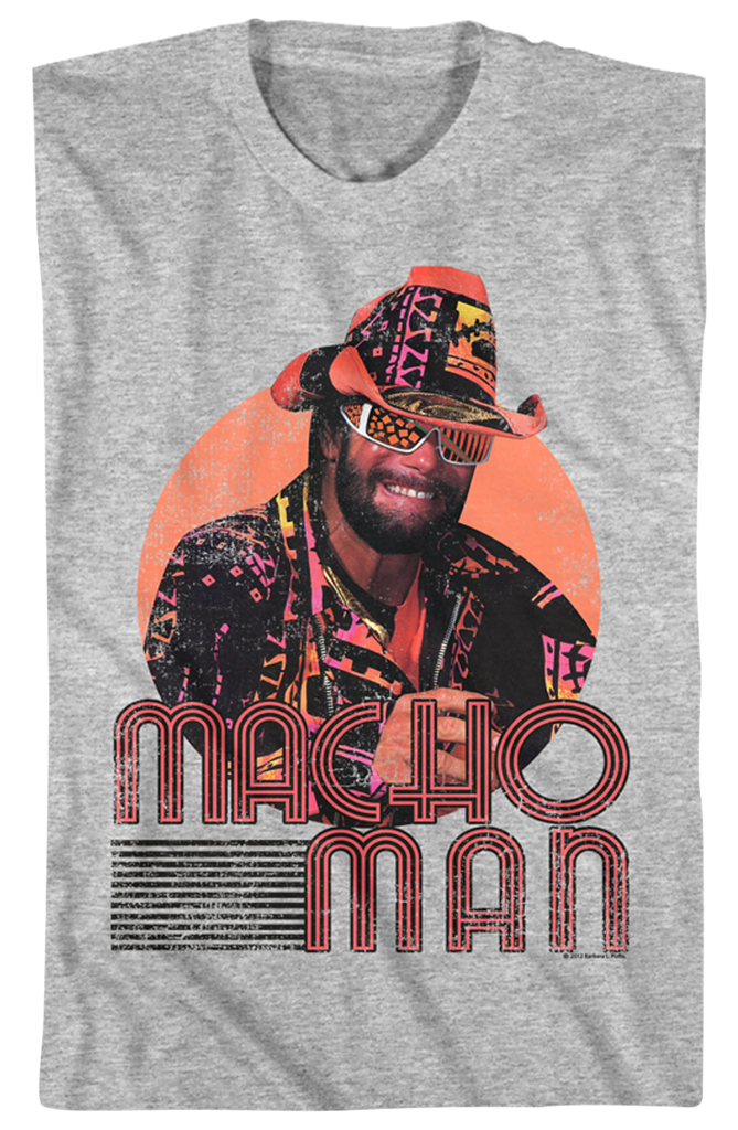 Macho Man Randy Savage Shirt: 80s TV Wrestling T-shirt