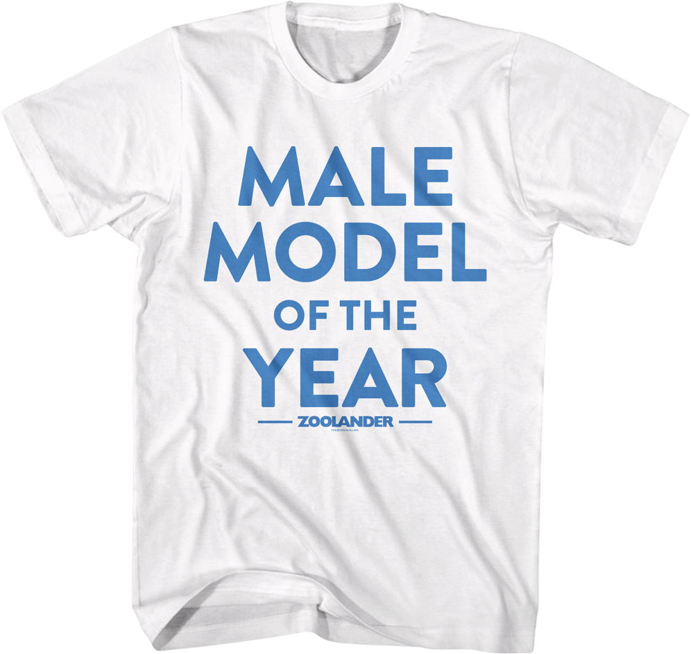 Male Model Of The Year Zoolander T-Shirt