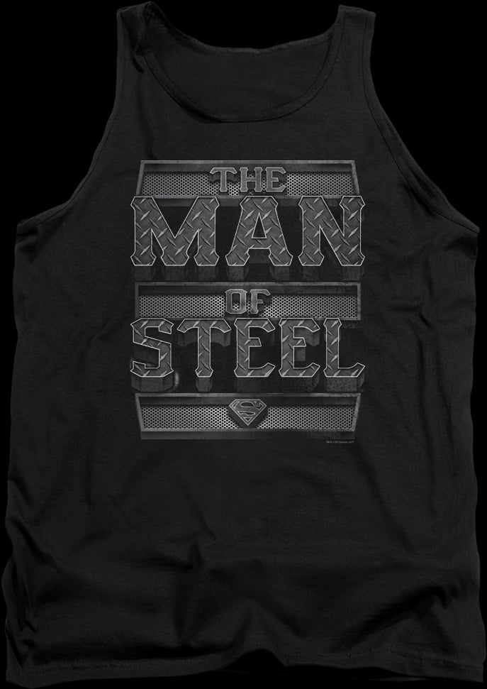 Man of Steel Superman Tank Top Men's