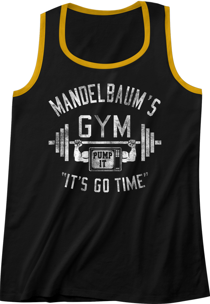 Mandelbaum's Gym Seinfeld Pipe Tank Top