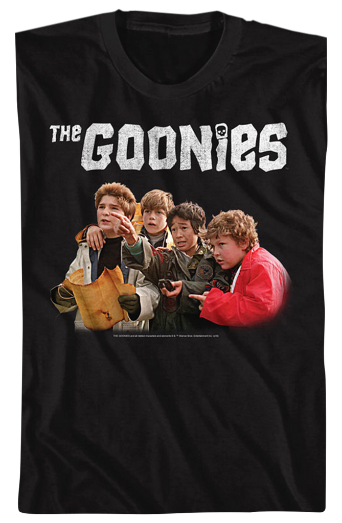 Map Goonies T-Shirt: Goonies Mens T-Shirt