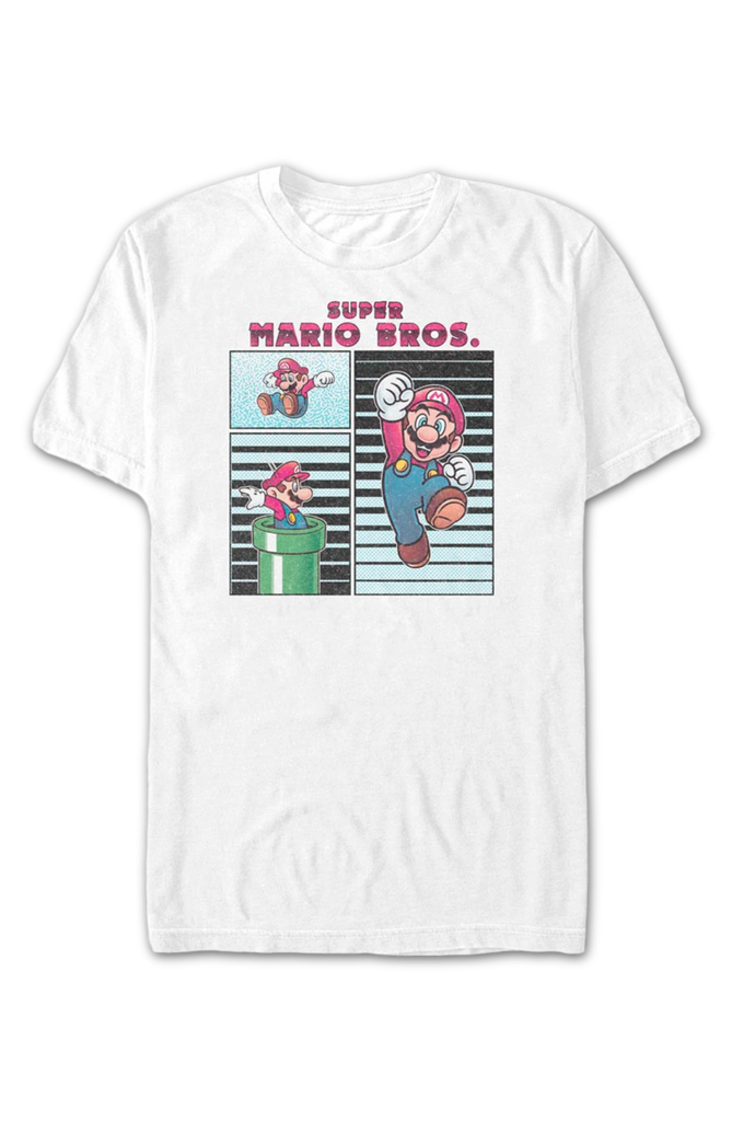 Mario Poses Collage Super Mario Bros. T-Shirt