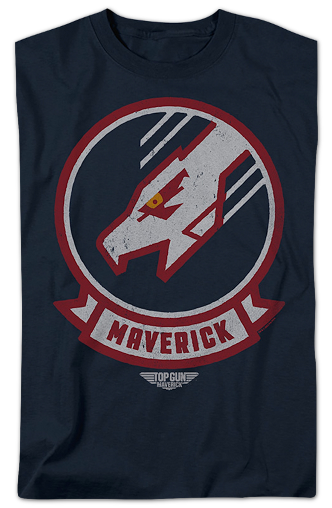 Maverick Patch Logo Top Gun: Maverick T-Shirt
